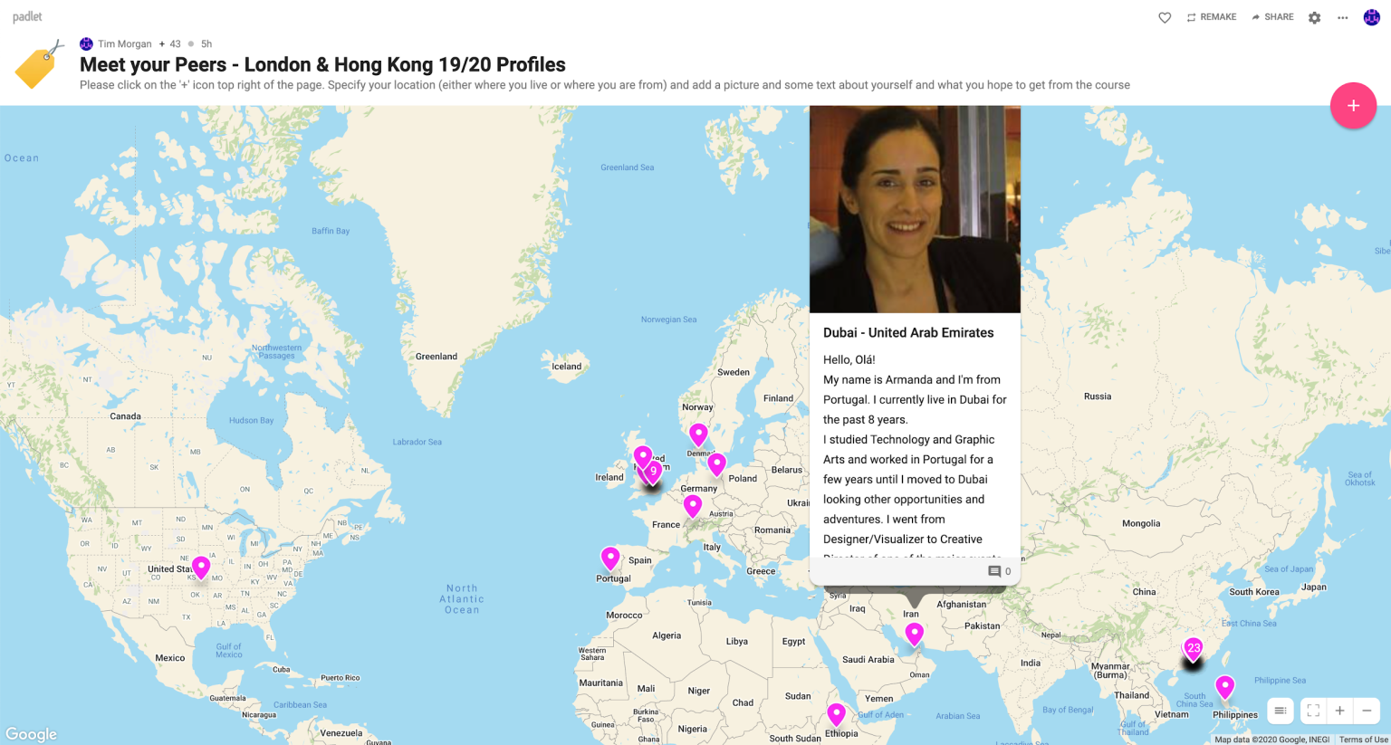 Padlet: Teaching examples and data protection – Digital Education Support