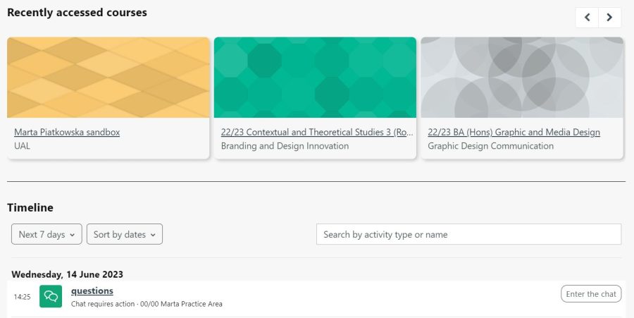 Moodle: Navigating the Dashboard for Students – Digital Education Support