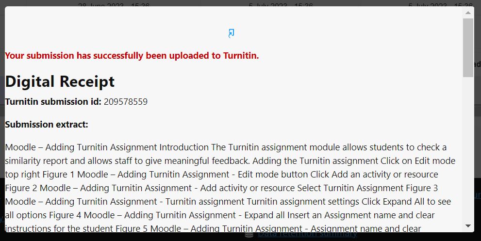 Moodle: Submitting a Turnitin (Feedback Studio) assignment – Digital ...