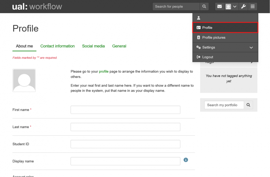 Workflow: Getting started – Digital Education Support