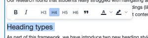 Adding Headings and Titles – Digital Learning Support